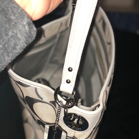 Coach | Bags | Authentic Coach Bag Grey | Poshmark